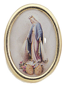 Our Lady of Grace Religious Lapel Pin | HolyFamilyOnline.com