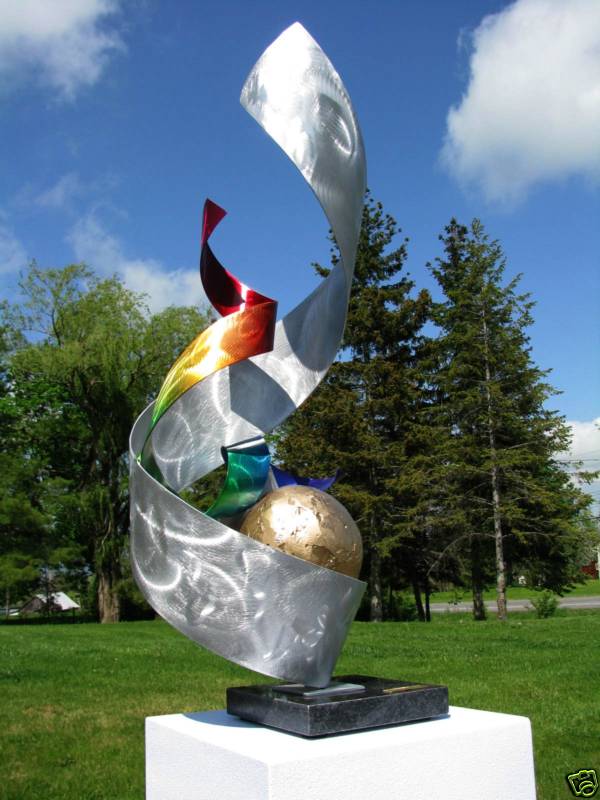 Abstract Metal Sculptures