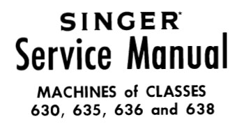 Service Manual 630 Class