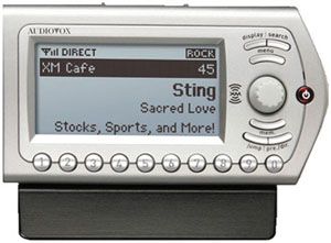 Audiovox Xpress XM Radio Receiver and Vehicle Kit XMCK10AP