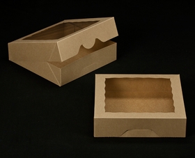 Natural Brown Cupcake Boxes
