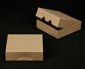 Natural Brown Bakery Boxes (eco-friendly)