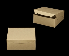Brown Cake Boxes