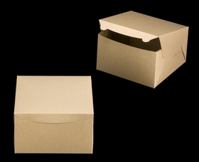 Brown Cake Boxes