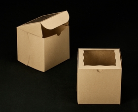 Brown Cake Boxes