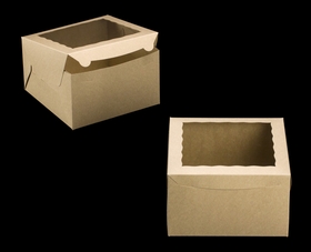 Brown Cake Boxes