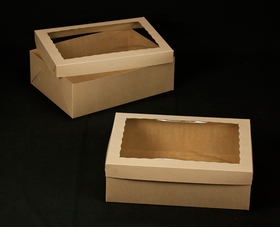 Brown Cake Boxes