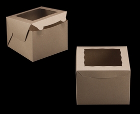 Brown Cake Boxes