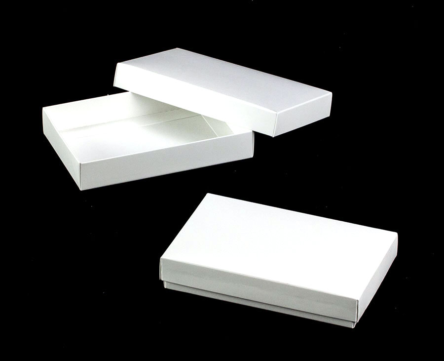 3523x3527 - 7" x 4 3/8" x 1 1/4" White Simplex Box Set without Window