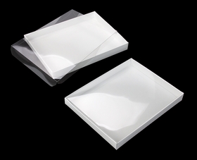 3537x3520 - 12 1/2" x 9 3/4" x 1 1/4" White Simplex Box Set with Poly ...