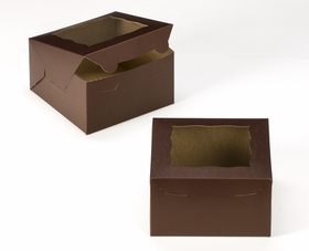Brown Cake Boxes