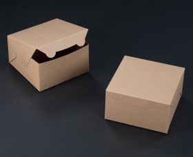Brown Cake Boxes