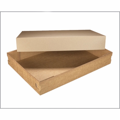 3690x3705 - 26" x 18" x 4" Brown Lock & Tab Corrugated Base, Paperboard ...