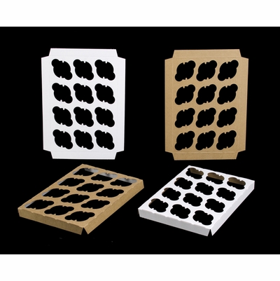 3712 - 10" x 7" x 3/4" 1-Dozen Spiky Mini Cupcake Insert, Reversible ...