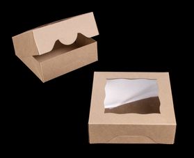 Natural Brown Bakery Boxes (eco-friendly)