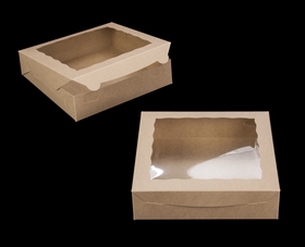 Natural Brown Bakery Boxes (eco-friendly)