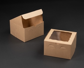 Natural Brown Bakery Boxes (eco-friendly)
