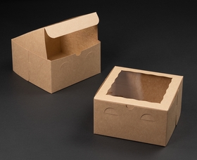 Natural Brown Bakery Boxes (eco-friendly)