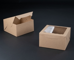 Brown Cake Boxes