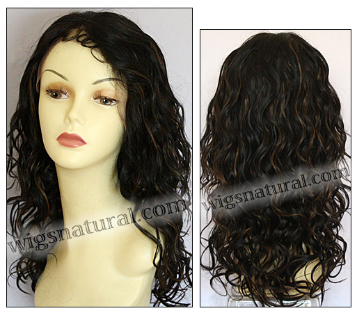 HRH-Lace Front Wig ONYX, Sister Remy human hair lace wig, color FS1B/30