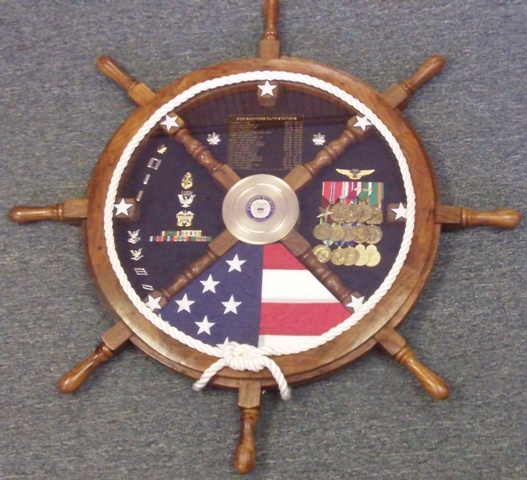 Ships Wheel Shadow Box Ship Wheel Wall Clock In Wall Clocks For Sale