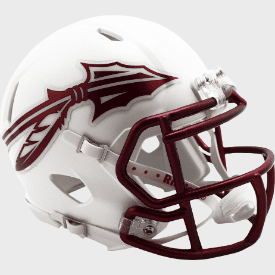 Florida State Seminoles NCAA Mini Speed Football Helmet White 2023 ...