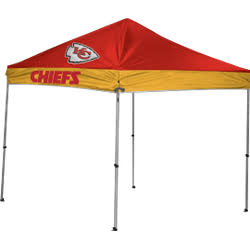 Kansas City Chiefs 9' x 9' Straight Leg Canopy - BBQ & Tailgating