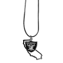 Las Vegas Raiders Tear Drop Necklace - Jewelry
