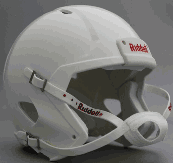 Mini Speed Football Helmet SHELL White - Riddell Blank Mini Football ...
