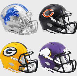 NFC East Riddell Replica SPEED Mini Helmet Set - NFL Riddell Replica ...