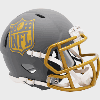 NFL Shield NFL Mini Speed Football Helmet SLATE