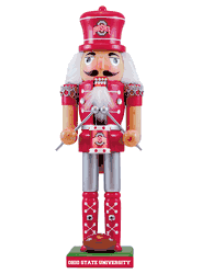 Ohio State Buckeyes 31" Snowman Leaner - Holiday & Seasonal
