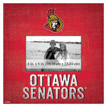 Ottawa Senators Team Name 10"x10" Frame Sign - Home Decor