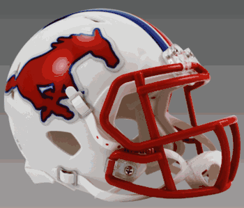Southern Methodist (SMU) Mustangs NCAA Mini Speed Football Helmet ...