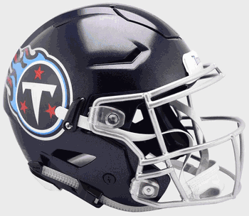 Tennessee Titans SpeedFlex Full Size Football Helmet Satin Navy ...