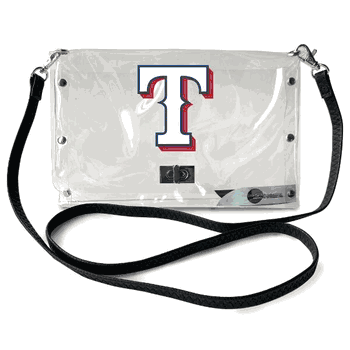 Texas Rangers Clear Envelope Purse STRAP - Clear Envelope Purse Stadium ...