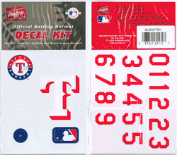 Hats & Helmets - Texas Rangers