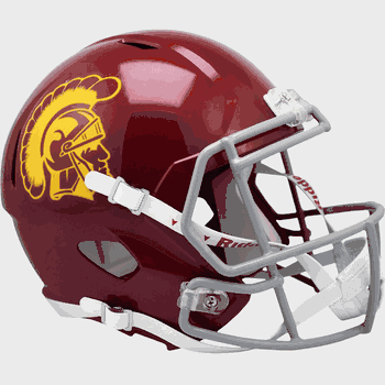 USC Trojans Speed Replica Full Size Football Helmet - Riddell SPEED ...