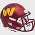 Washington Commanders NFL Mini Speed Football Helmet Anodized Maroon ...
