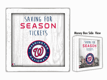 Washington Nationals Saving for Tickets Money Box - Home Decor