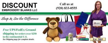 Discount Embroidery Blanks