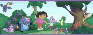 Dora the Explorer and Friends Wallpaper Border NK2100b CLEARANCE ...