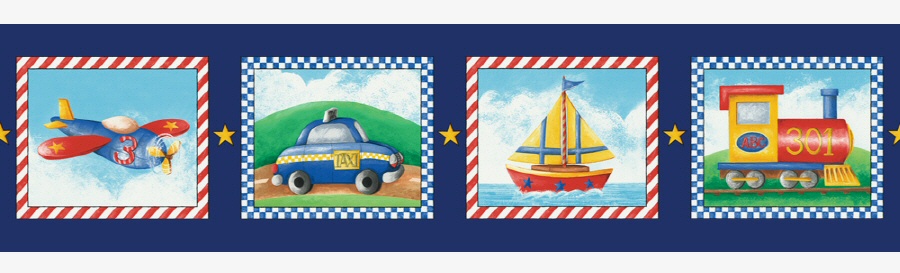 Train Wall Border