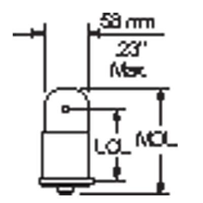 327 GE Lighting, FSN6240-155-7836, MS25237-327