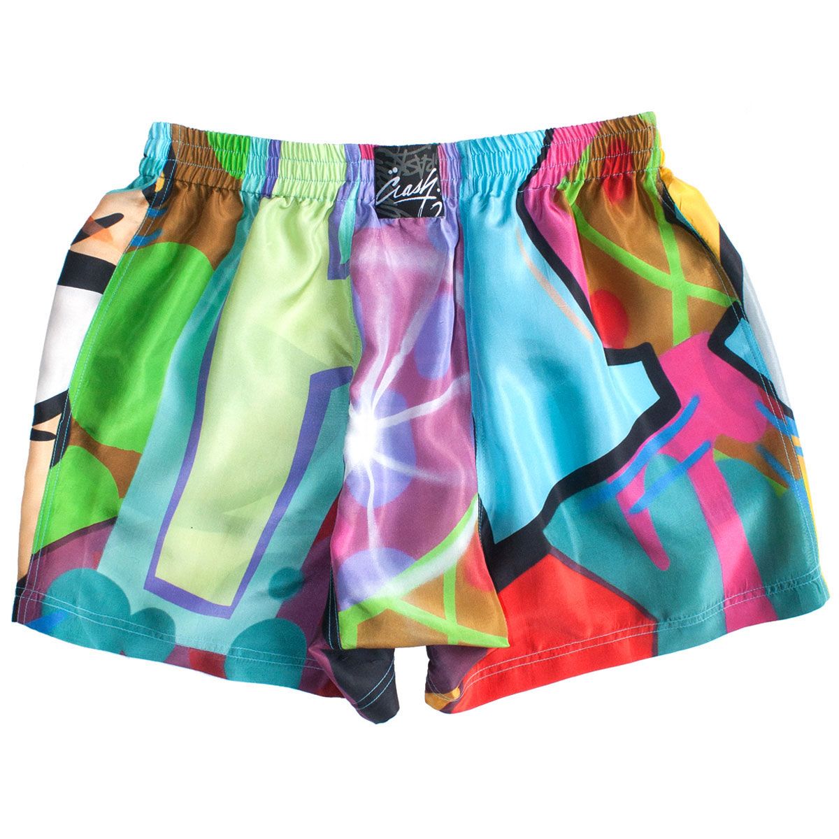Graffiti Art Silk Boxers by Crash for Royal Silk®