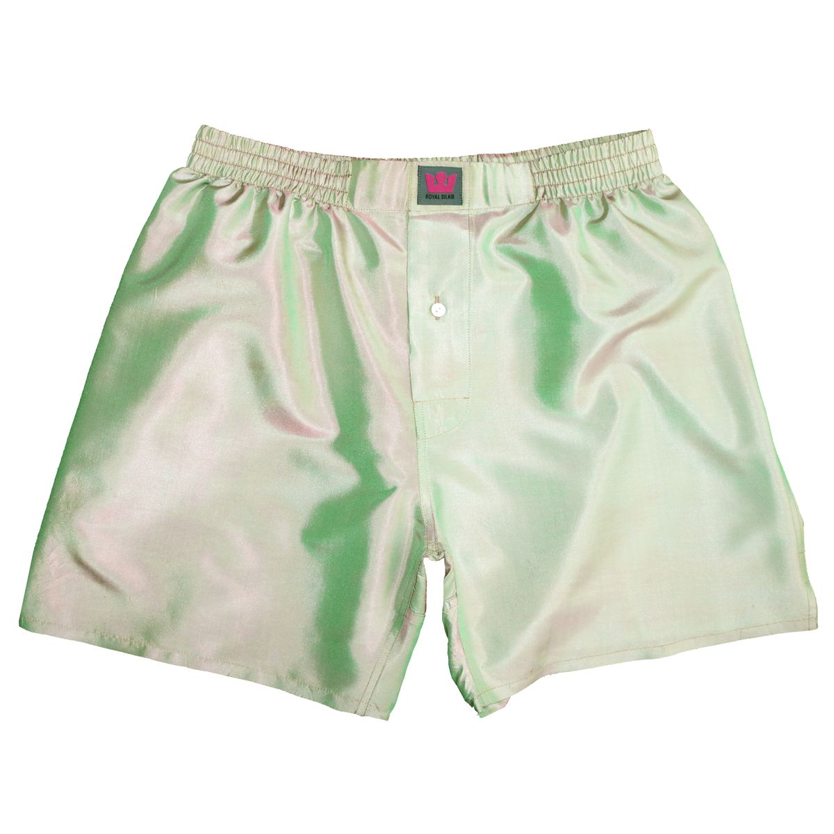 Olive Glow Mulberry Silk Boxers