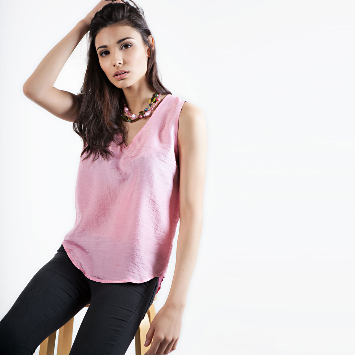 Pink Silk Tank Top by Royal Silk|100 Percent Silk Products