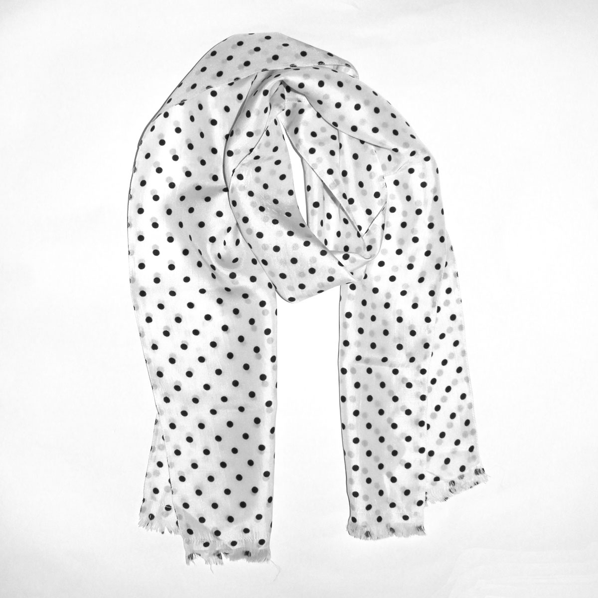 Polka Dot Aviator Scarf