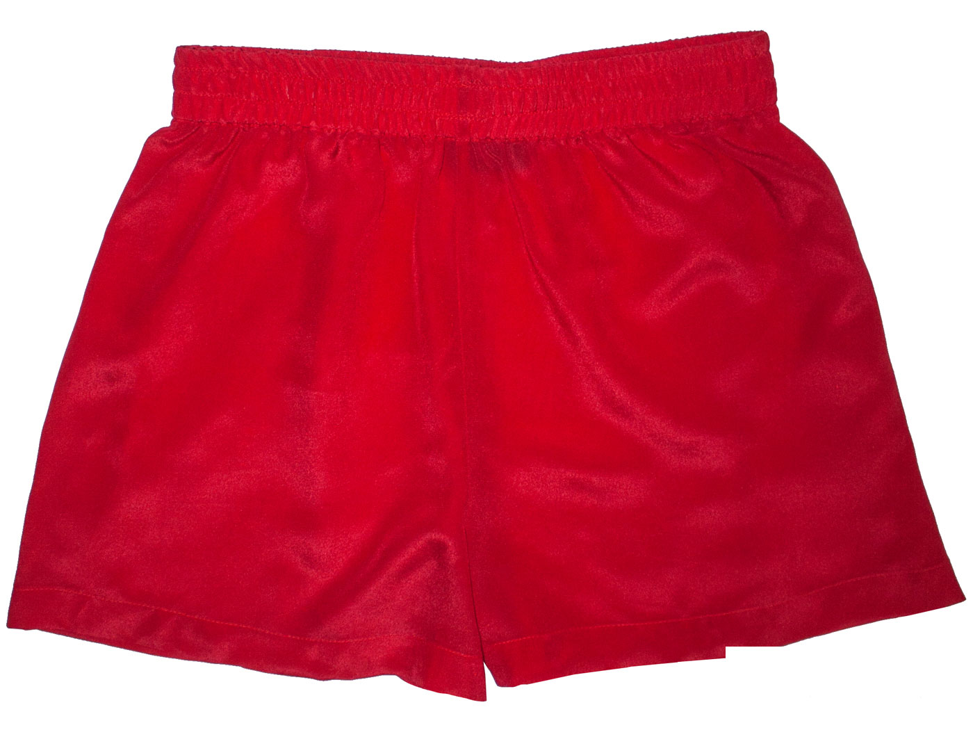 Women’s Ruby Red Silk Crepe Boxers, $27