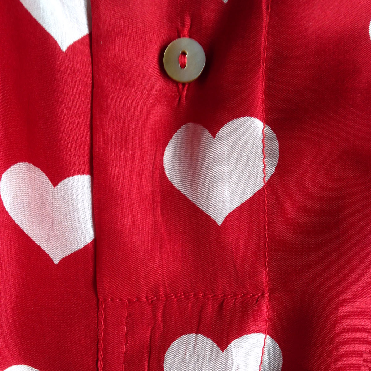 Red Silk Hearts Men's Boxers